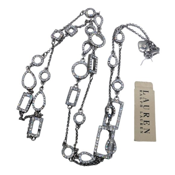 Lauren Ralph Lauren | Jewelry | Rll Ralph Lauren Necklace Silver Oval ...